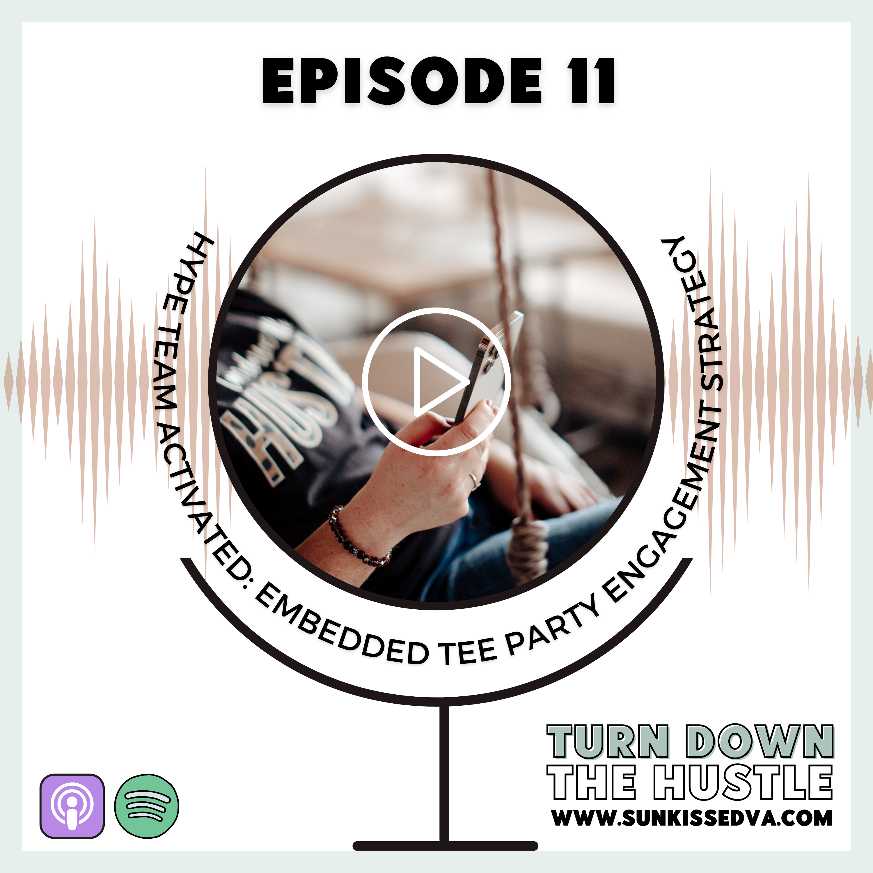 Tee Party Hype Team for your online party | Sun Kissed VA