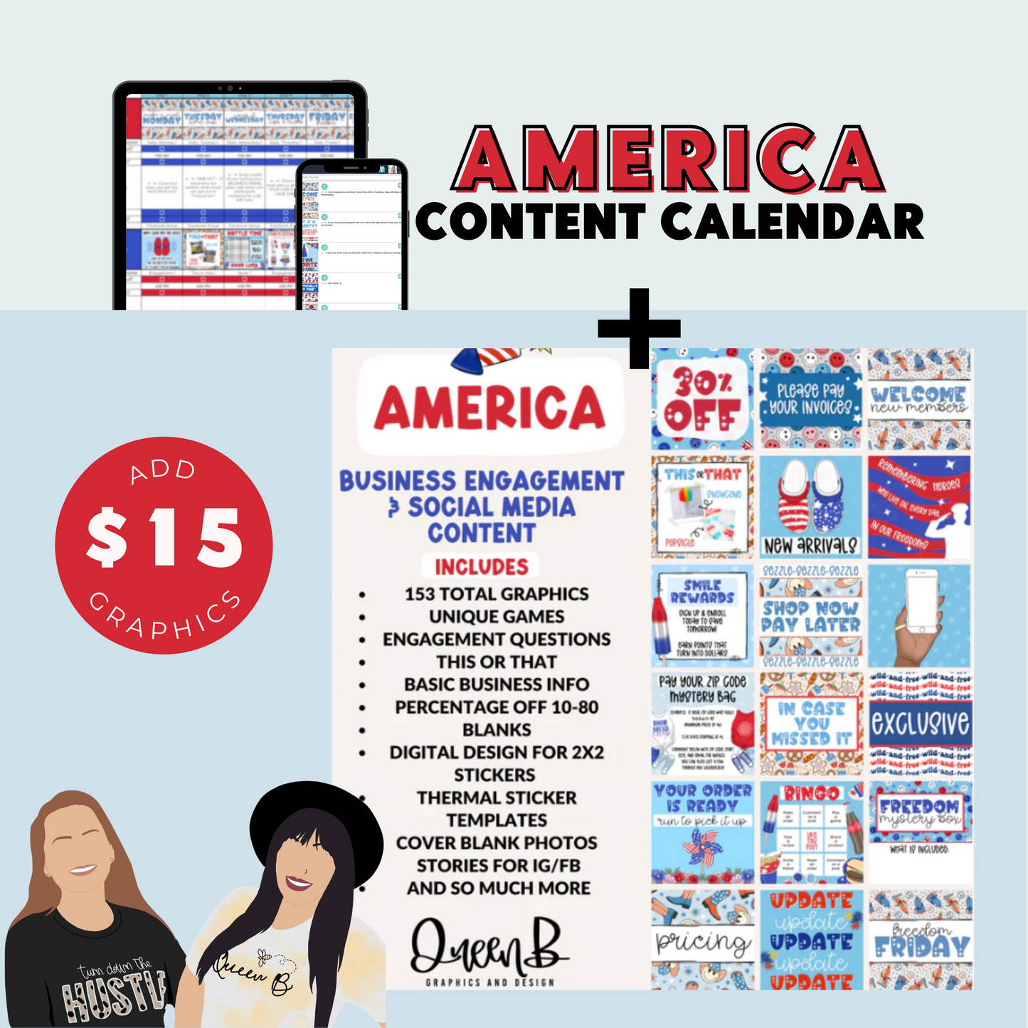 America Content Calendar | Sun Kissed Virtual Assistant – Sun Kissed VA